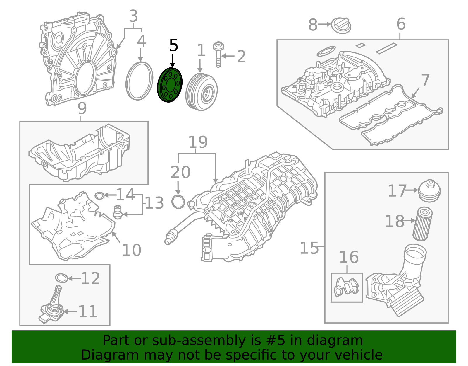 2016-2025 BMW | Gear | 11148605104 | BMW OEM Parts Store