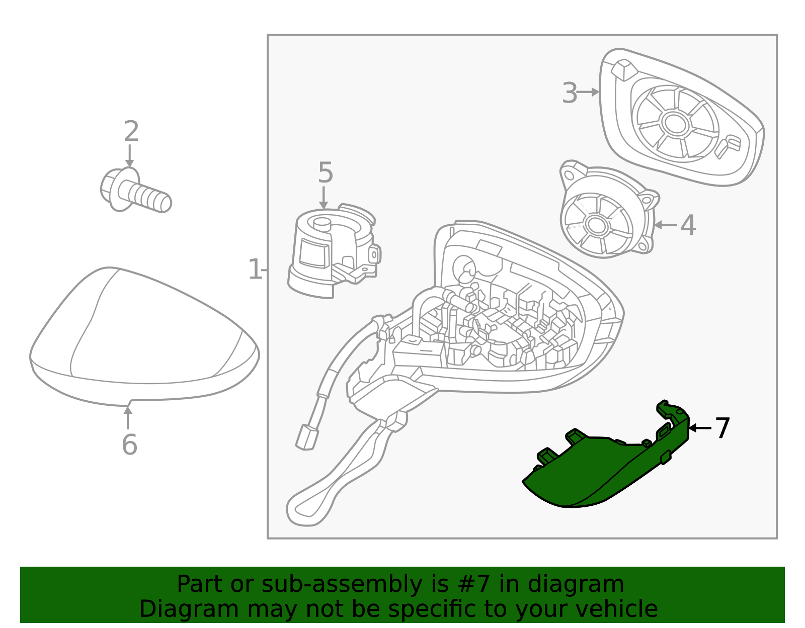 96313-5MR0B - Door Mirror Cover 2023-2025 Nissan ARIYA | Official ...