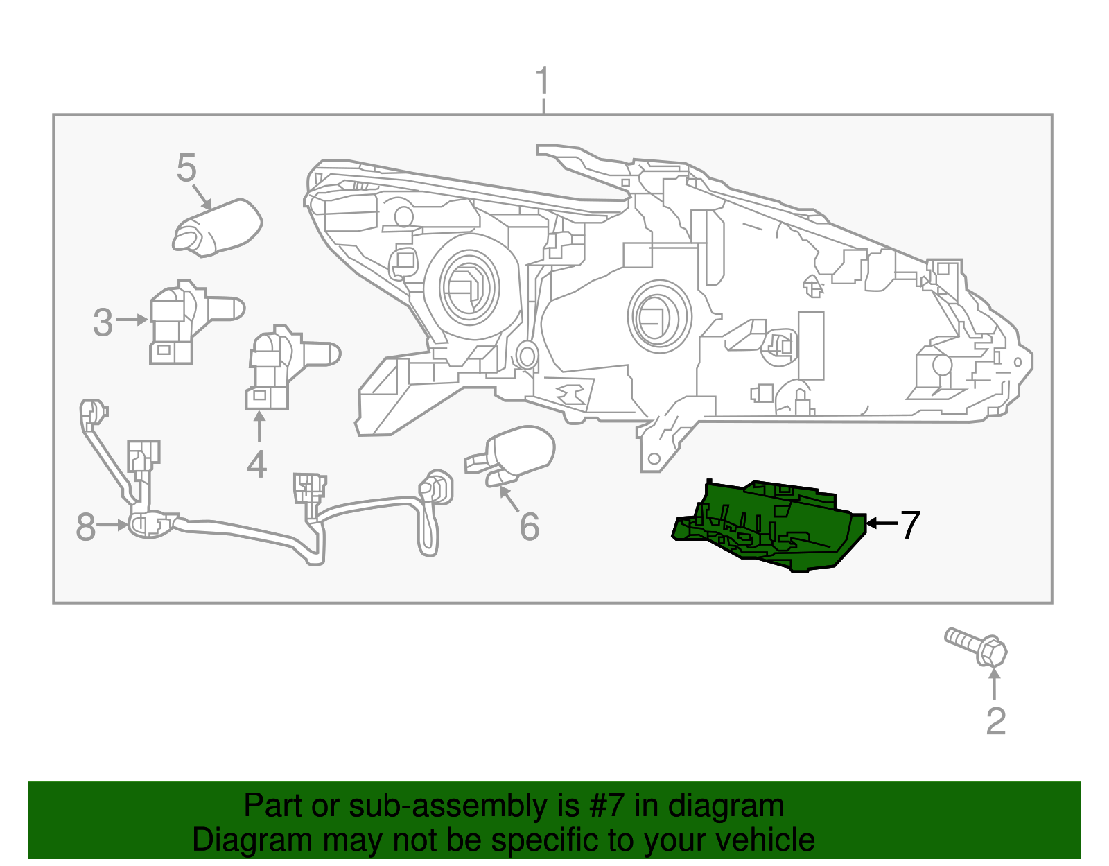 2016-2018 Nissan Altima Bracket 26042-9HS0A | Nissan Parts OEM