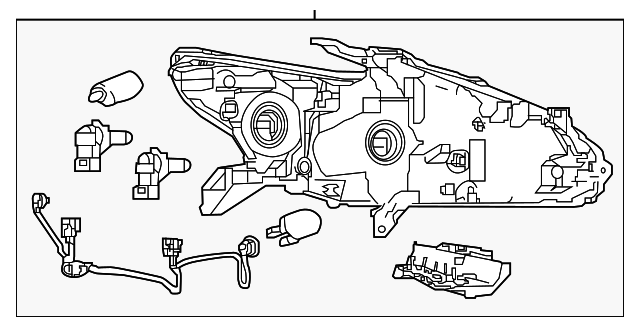 260109HS9A - Nissan Headlamp Assembly 2016-2018 Nissan Altima ...