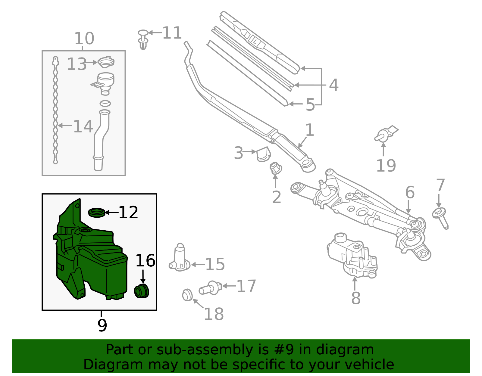85315-12730 - 2019-2024 Toyota - Reservoir Assembly | Toyota Parts ...