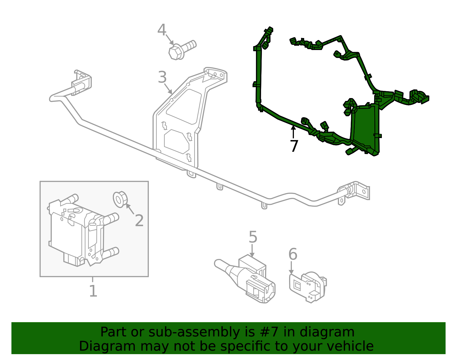 32130-TLC-A00 - 2017-2020 Honda CR-V - Wire Harness Front End | Honda ...