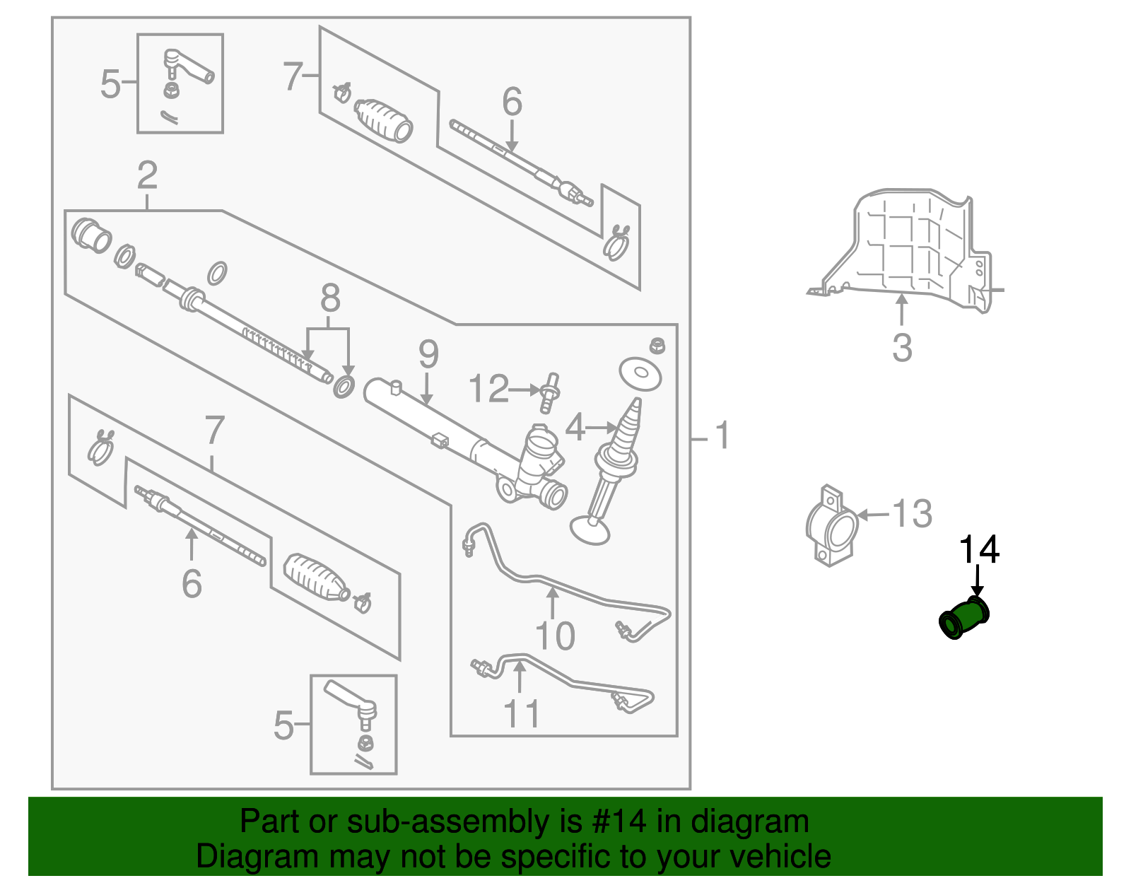 2003-2007 Nissan Murano Insulator 54444-8J001 | Nissan Parts OEM