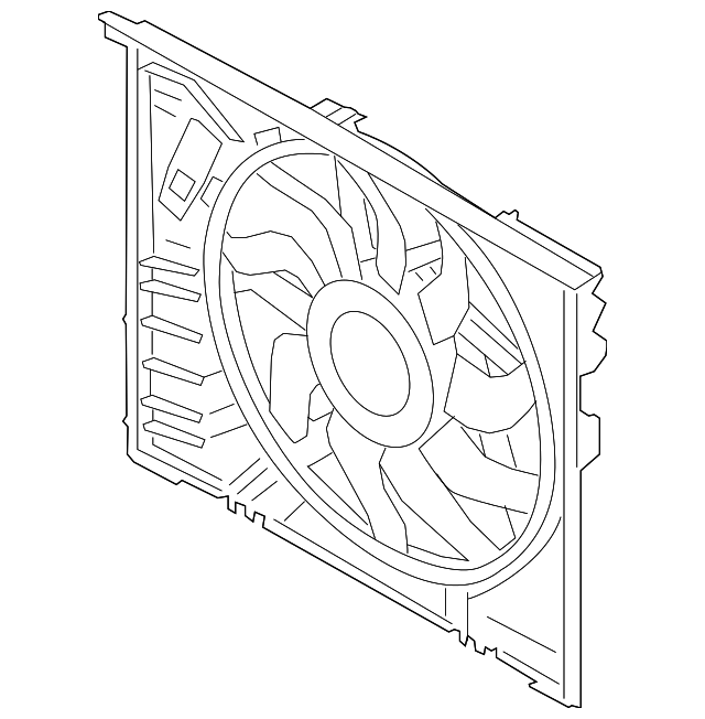 17-42-8-666-817 - 2019-2024 BMW - Fan Assembly | BMWPartsHub