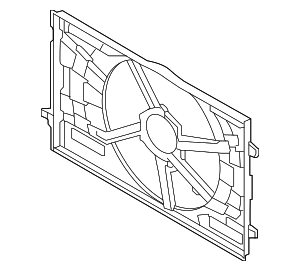 8W0-121-207-B - Fan Shroud 2017-2025 Audi | Audi OEM Parts Guy