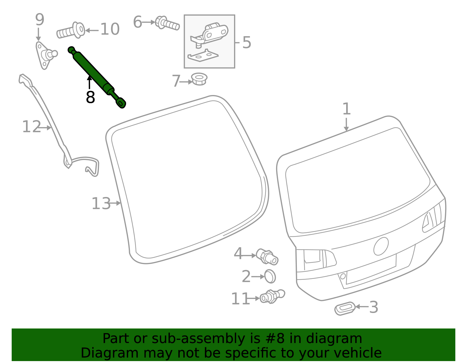 2013-2017 Volkswagen Touareg Support Cylinder 7P6-827-851-H-IIT | OEM ...