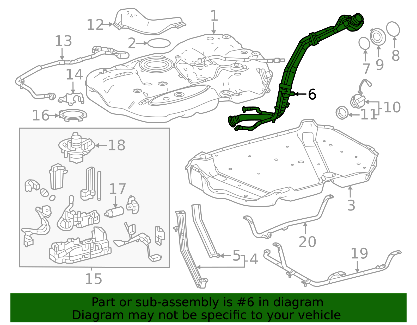 2023-2026 Toyota 2023-2024 Toyota Crown - Filler Pipe 77210-30240 ...