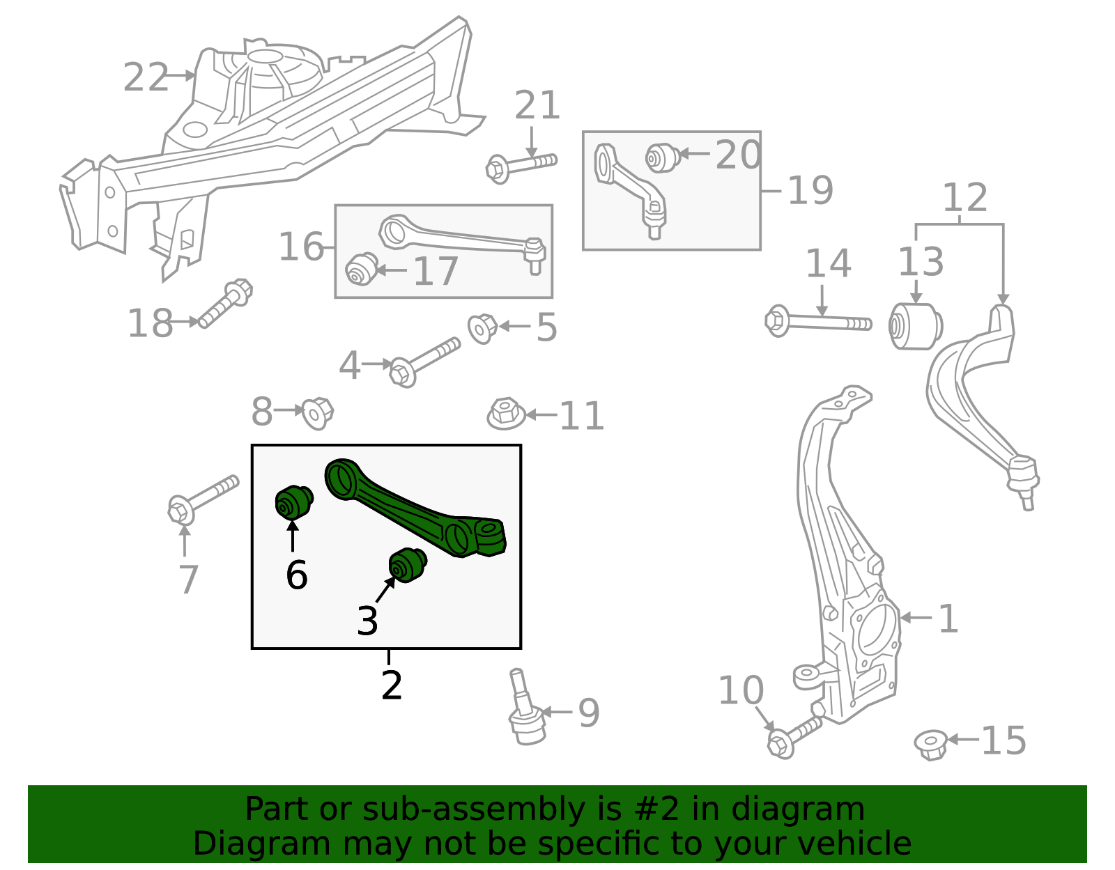 2017-2025 Audi Lower Control Arm 4M0-407-151-L | OEM Parts Online