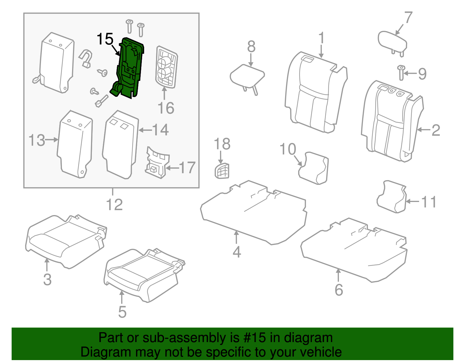 2014-2020 Nissan Rogue Support Frame 88666-4BA1A | Nissan RVA