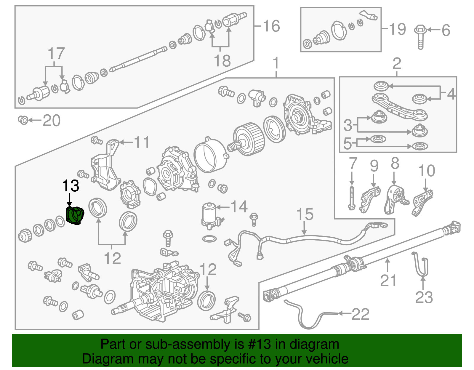 40441-R7L-010 - Companion Flange 2012-2018 Honda | Honda Parts Online