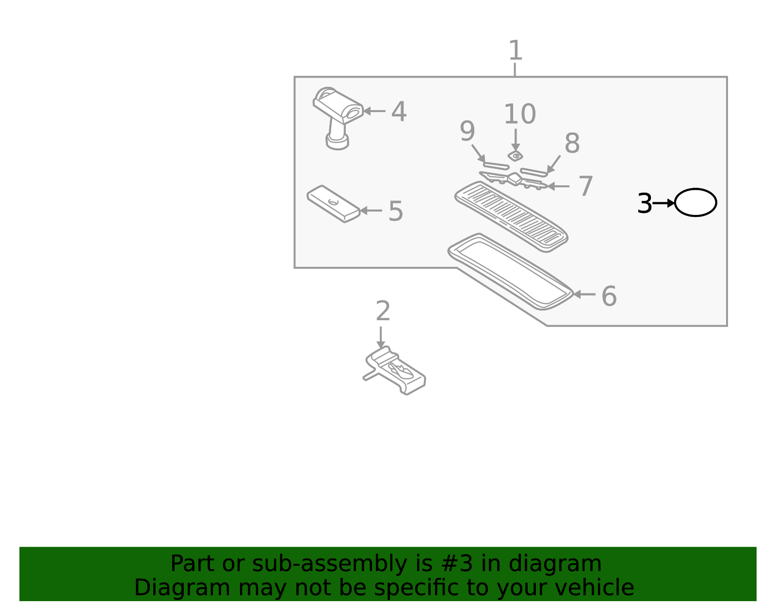 1988-2004 Volvo Grille Assembly Retainer 968039 | TascaParts.com
