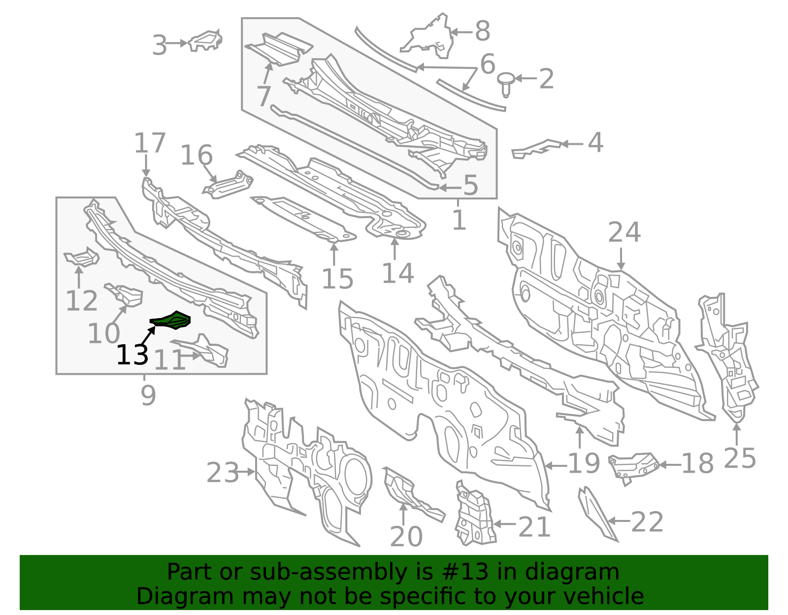 55746-47030 - High-Quality Inner Reinforced for 2016-2022 Toyota ...