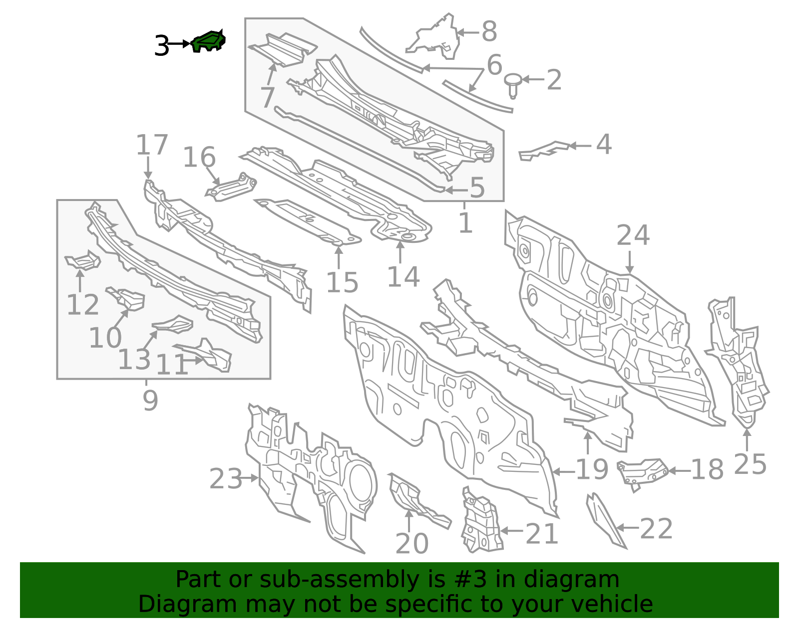 2016-2022 Toyota Side Shield 55753-47090 | MotorMotor