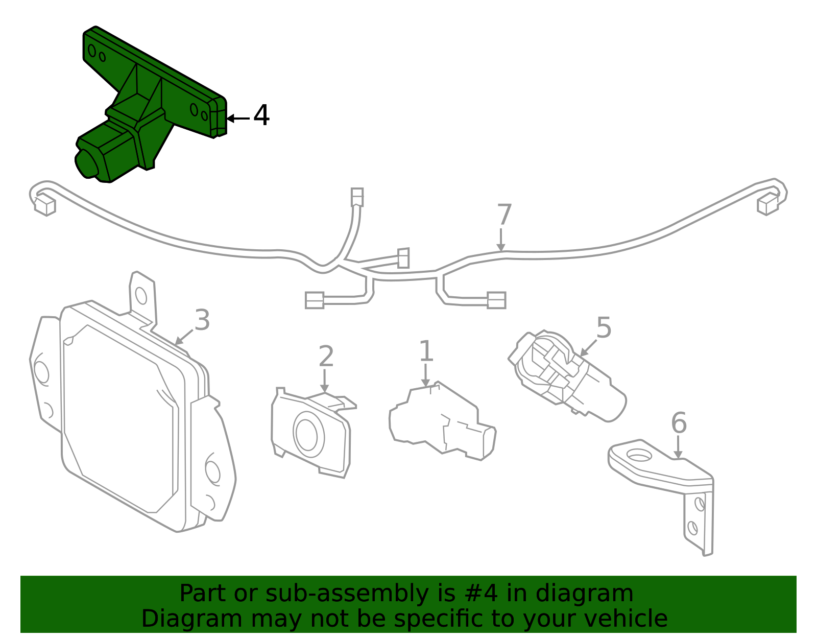 2024-2026 Toyota Tacoma 2024 Toyota Tacoma - Park Assist Camera 86790 ...