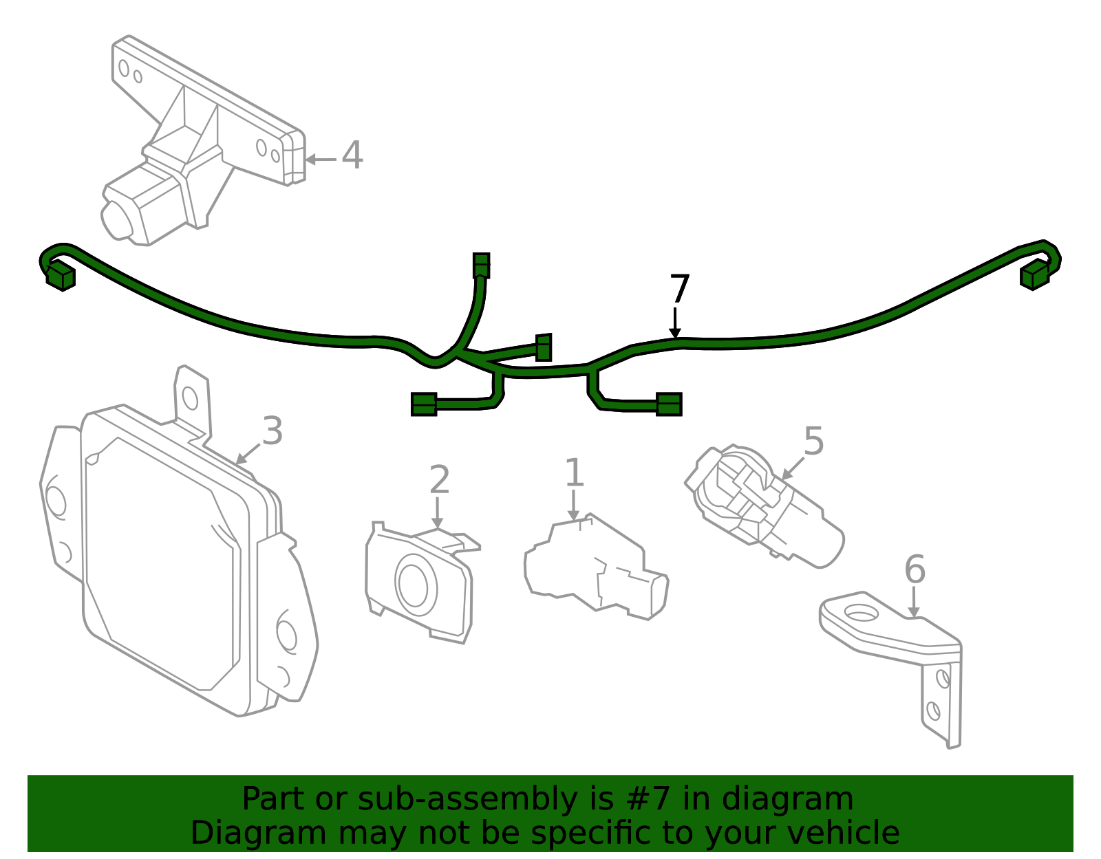2022-2025 Toyota 2022-2024 Toyota - Wire Harness 82114-0C140 | Sparks Parts