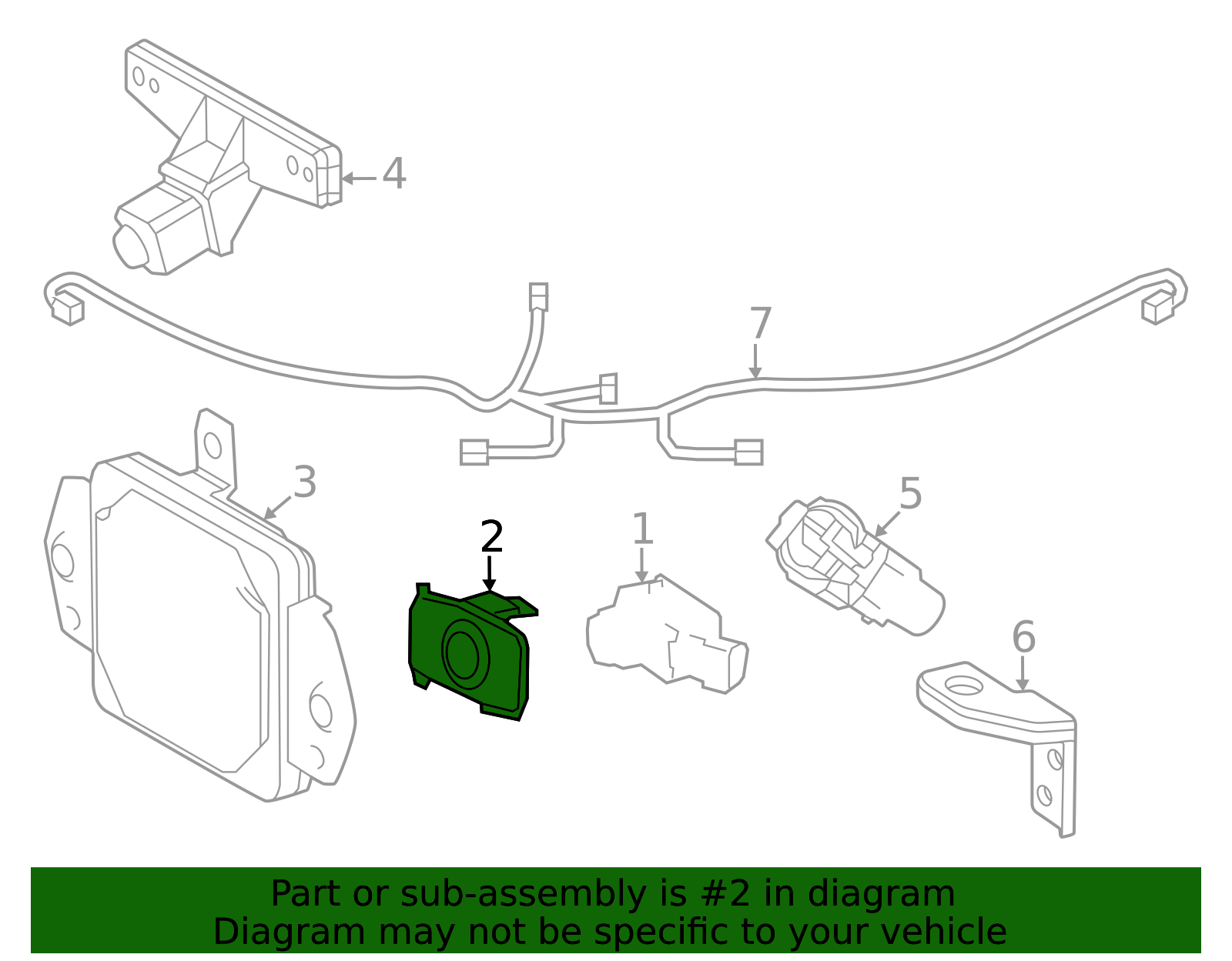 2021-2025 Toyota Park Sensor Retainer 89348-04020 | MotorMotor