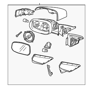 Genuine Mirror Assembly for 2007-2011 Volvo | Part# 31278734 | Over 30% ...