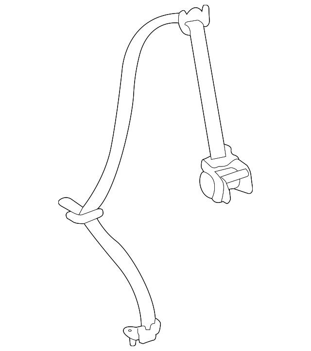 2004-2010 Toyota Sienna Lap & Shoulder Belt 73370-AE012-B0 | Freeman Toyota Partsa