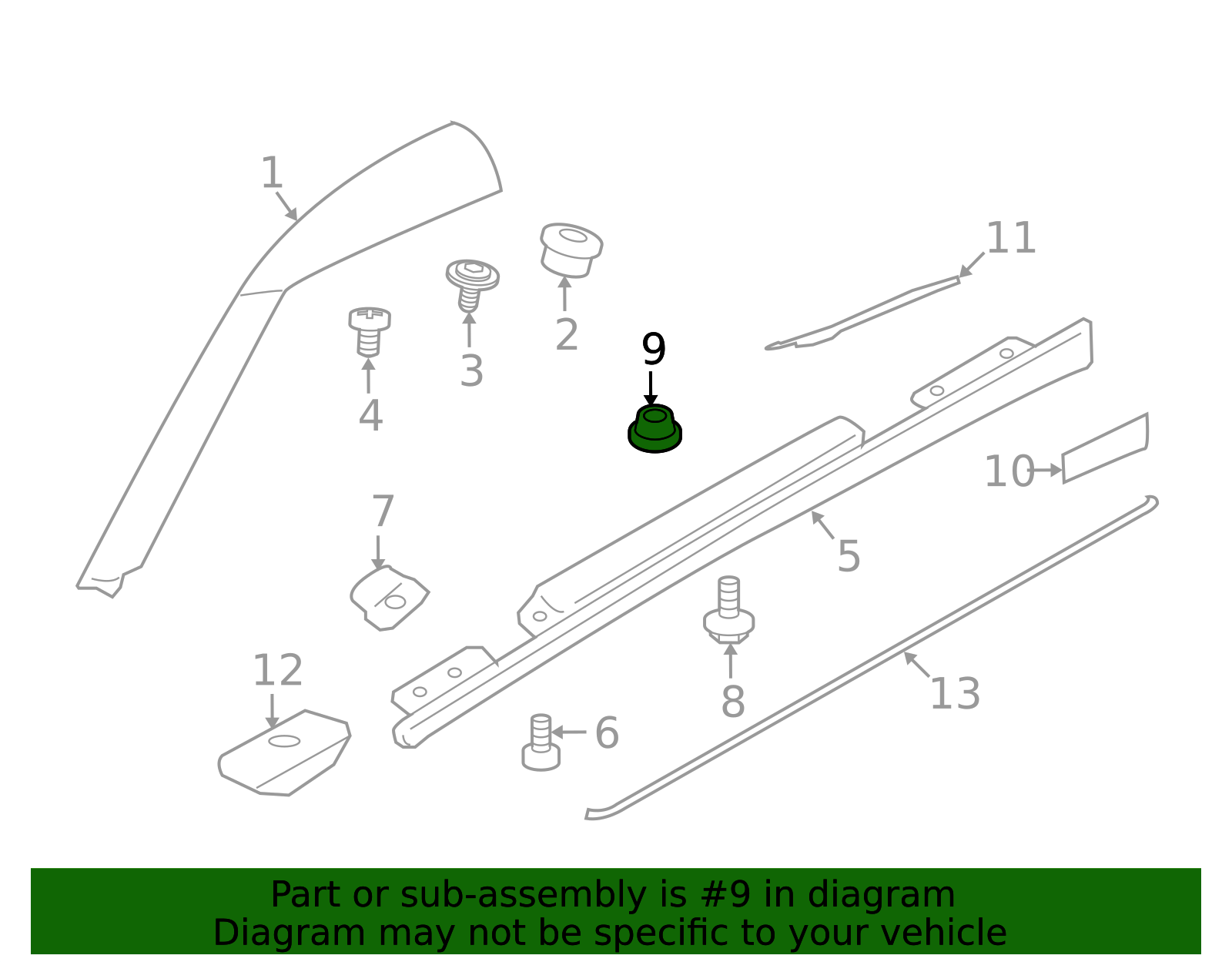01281-00711 | Nissan Grommet Screw - Genuine OEM | 0128100711 | Nissan ...