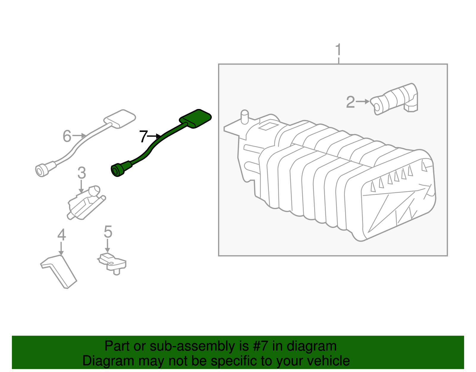 2010-2011 GM Heated Oxygen Sensor 12616202 | Capital Chevy Parts