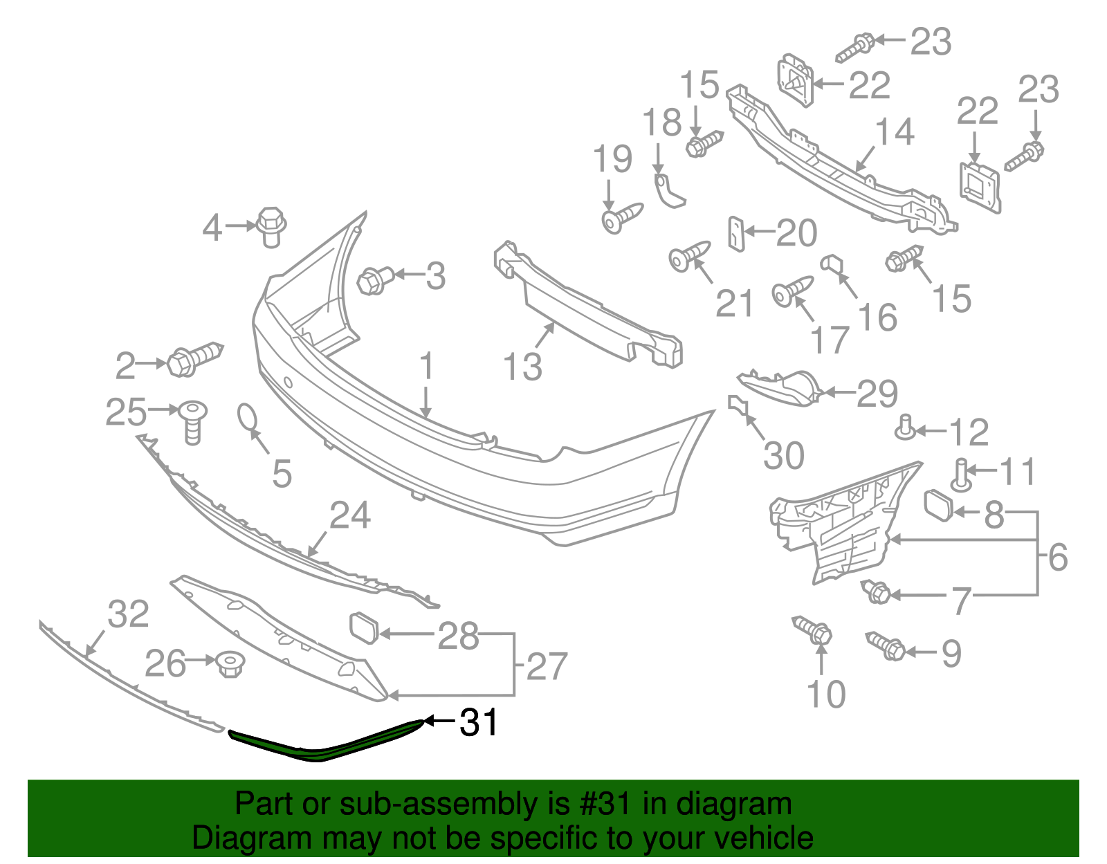 86672d2000 - Hyundai Outer Molding 2017-2019 Genesis G90 | Performance ...