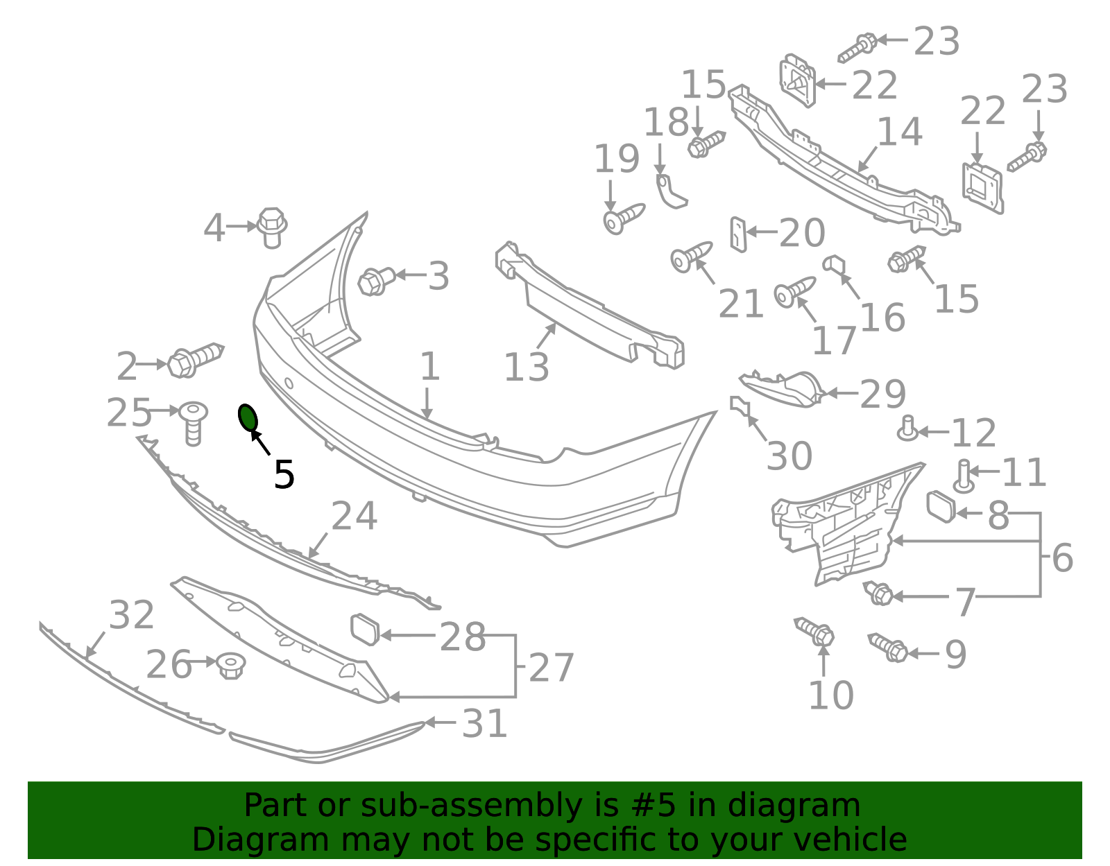 Hyundai - 86617-D2000 - Tow Eye Cap - 2017-2019 Genesis G90 | OEM ...