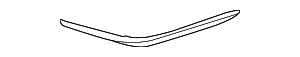 Hyundai - 86672-D2000 - Outer Molding - 2017-2019 Genesis G90 | OEM ...