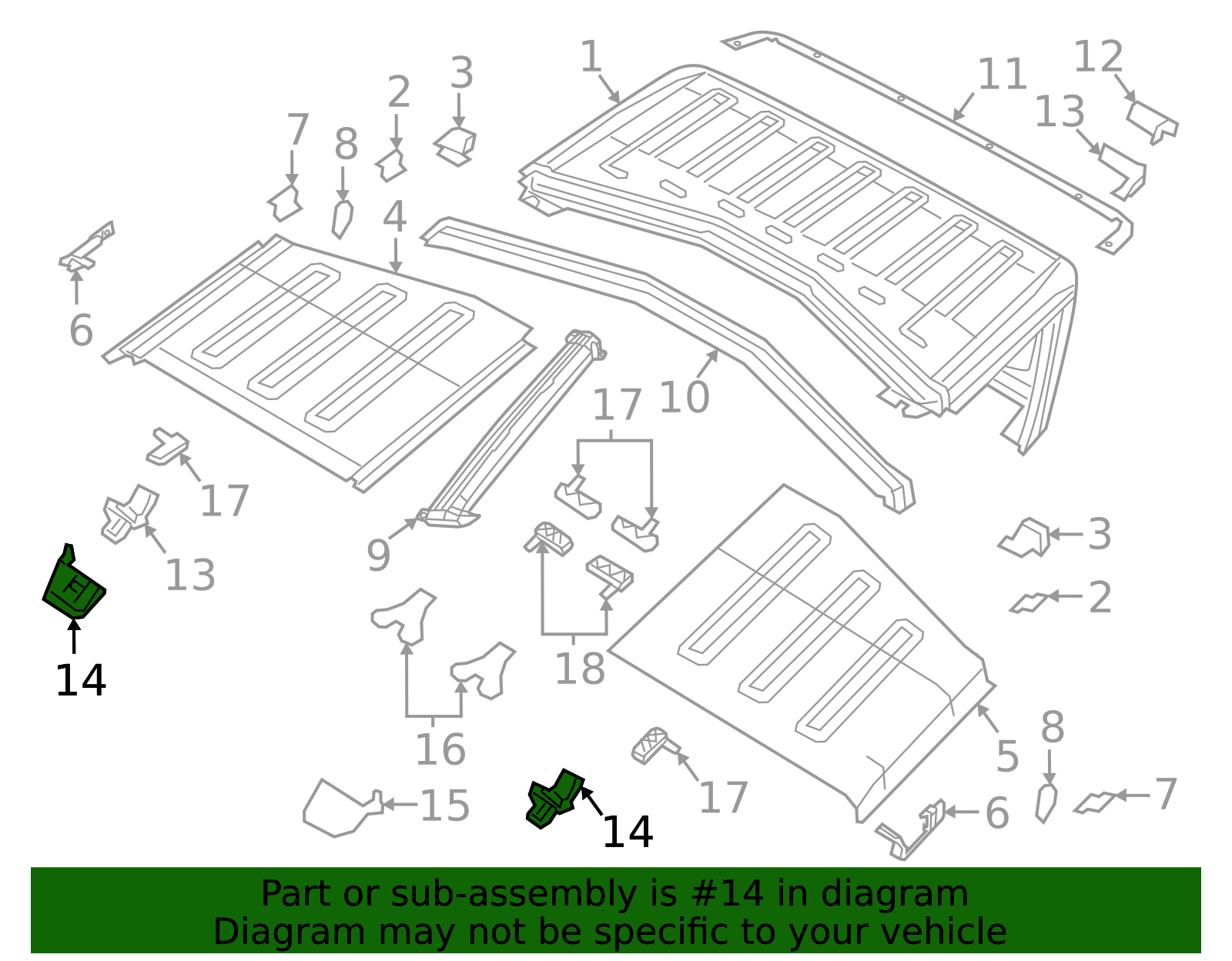 1WY463X9AE - Rear Door Trim Panel Assembly Right | Mopar Parts Canada