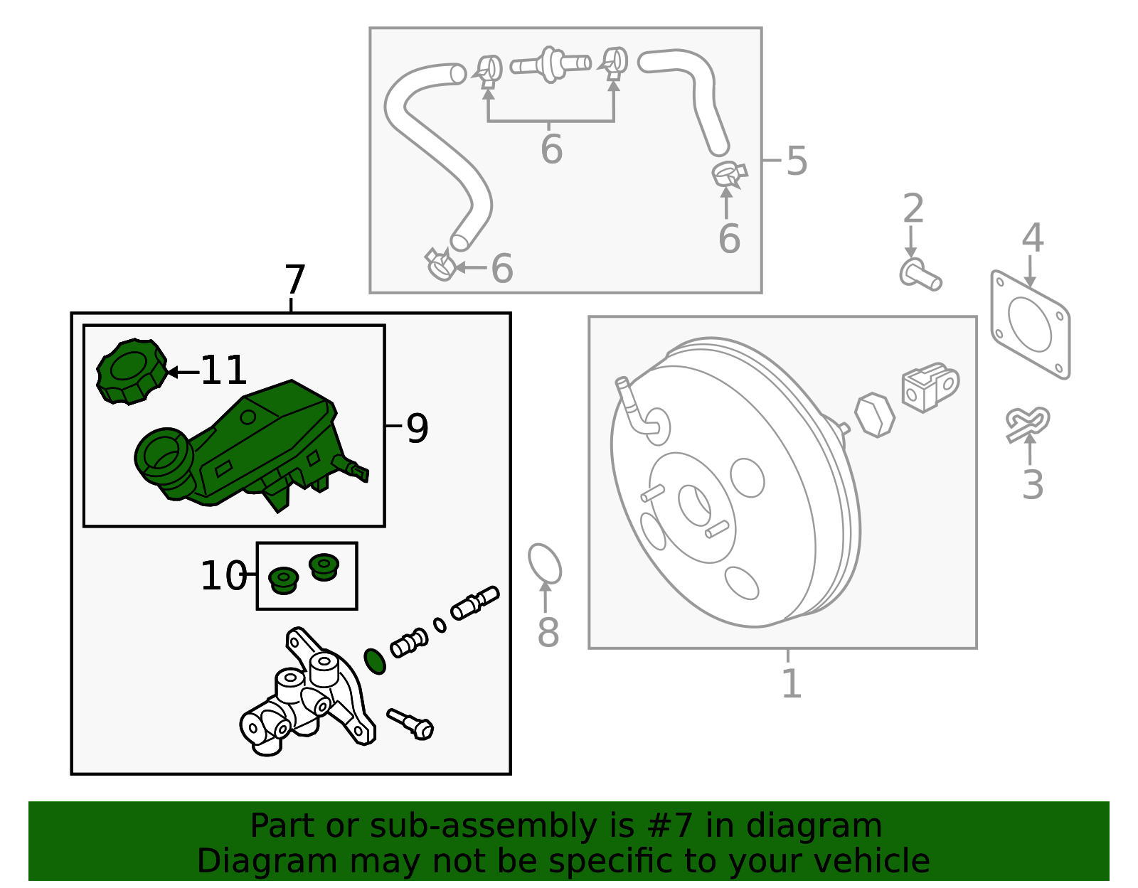 58510-1R200 - Master Cylinder 2012-2015 Kia Rio | Kia.Parts Store