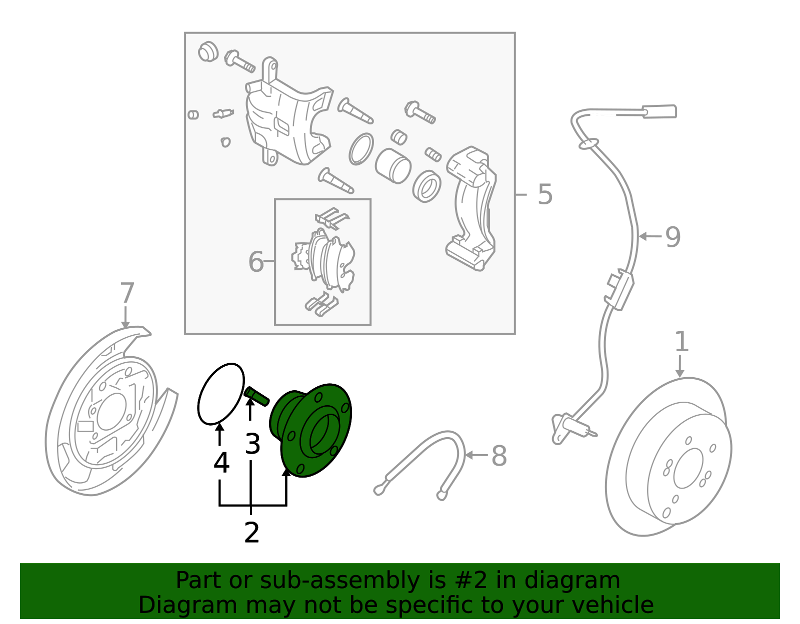 2005-2009 Hyundai Tucson Hub Assembly 52710-2E100 | MotorMotor