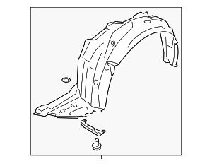 2022-2025 Subaru Outback Fender Liner 59110AN06A | Subaru Parts Store