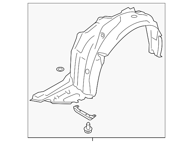 2020-2022 Subaru Outback Fender Liner 59110AN02A | Subaru Parts Store