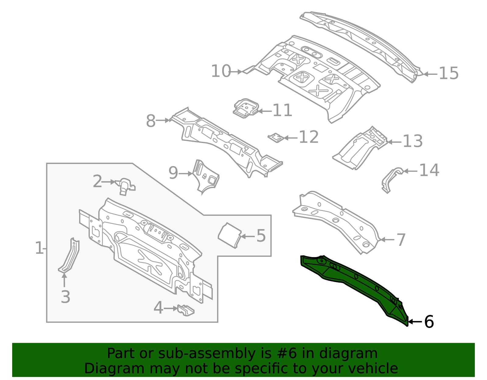 17A-813-309 - High-Quality Rear Body Reinforcement for AutoNation Parts