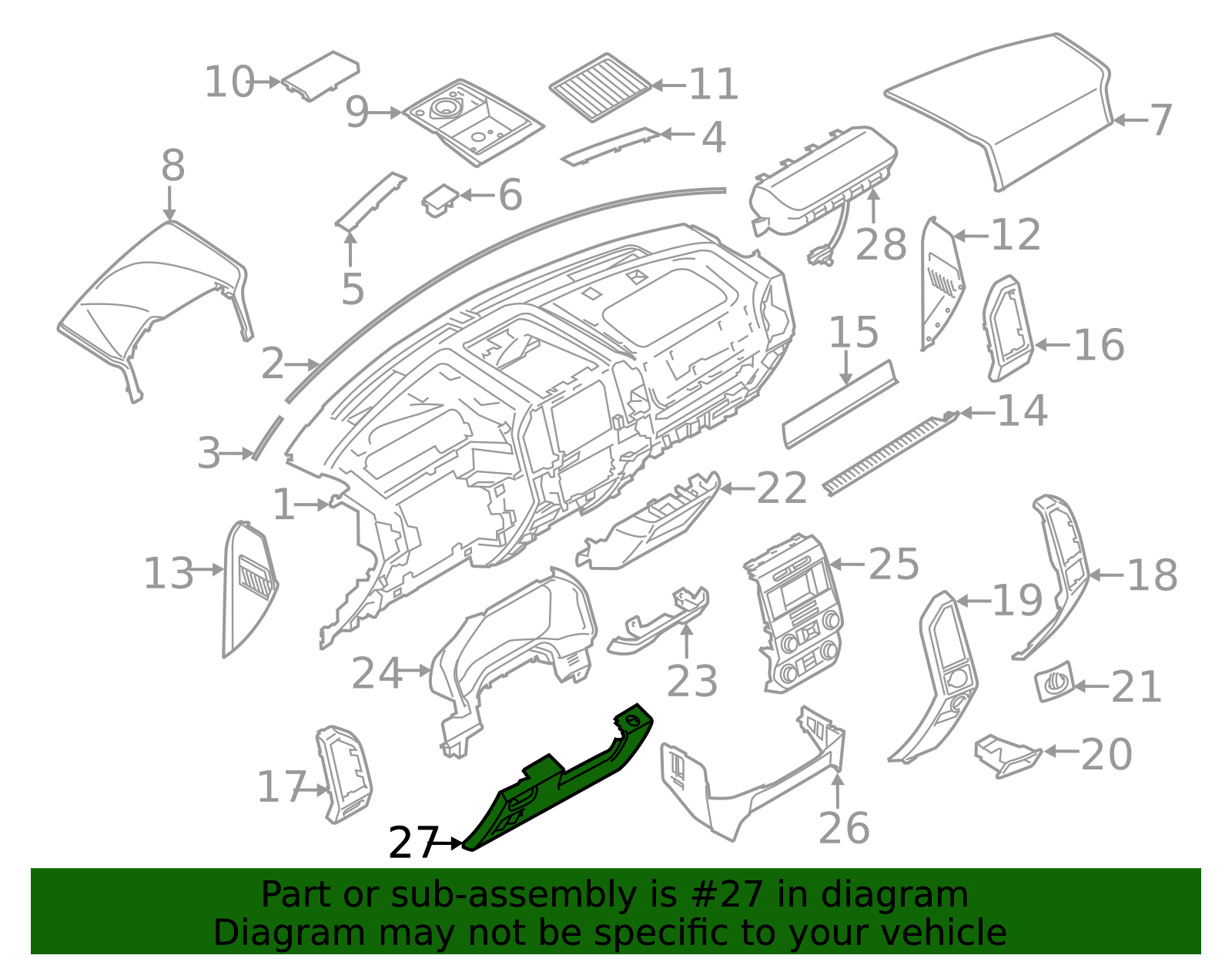 FL3Z-1504459-FL - Closure Panel 2015-2020 Ford F-150 | Sneed Ford Parts