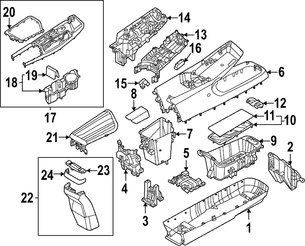 2022-2024 Kia EV6 Cup Holder 84671-CV000 | QuirkParts