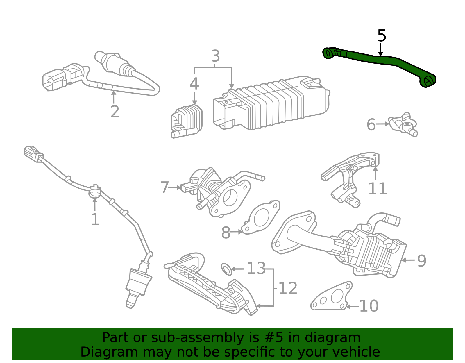 77404-08080 - High-Quality Exhaust Gas Recirculation (EGR) Tube for ...