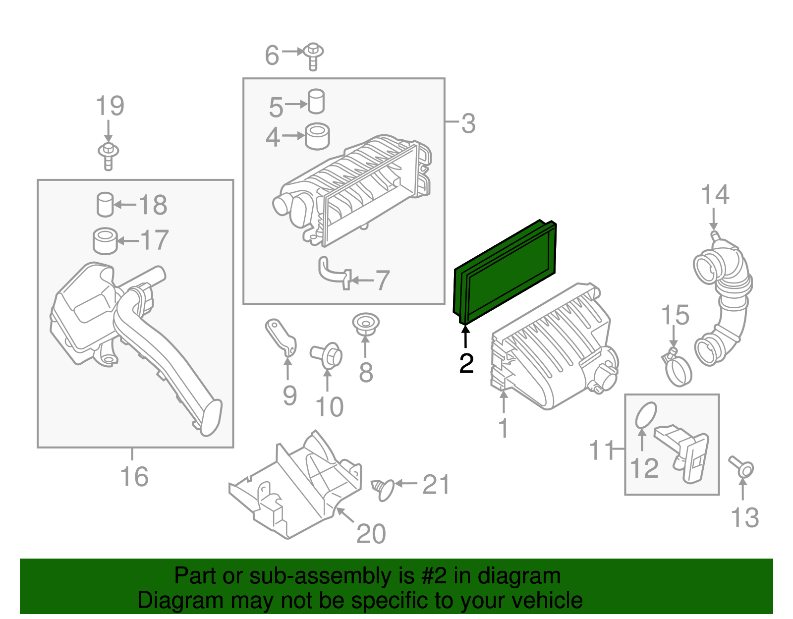 1500A617 - Air Filter 2014-2024 Mitsubishi | Mitsubishi Direct Parts