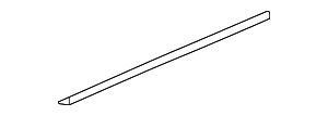 Black Ice Chrome Driver Side Door Molding 84514967 GM | GMPartsDirect.com