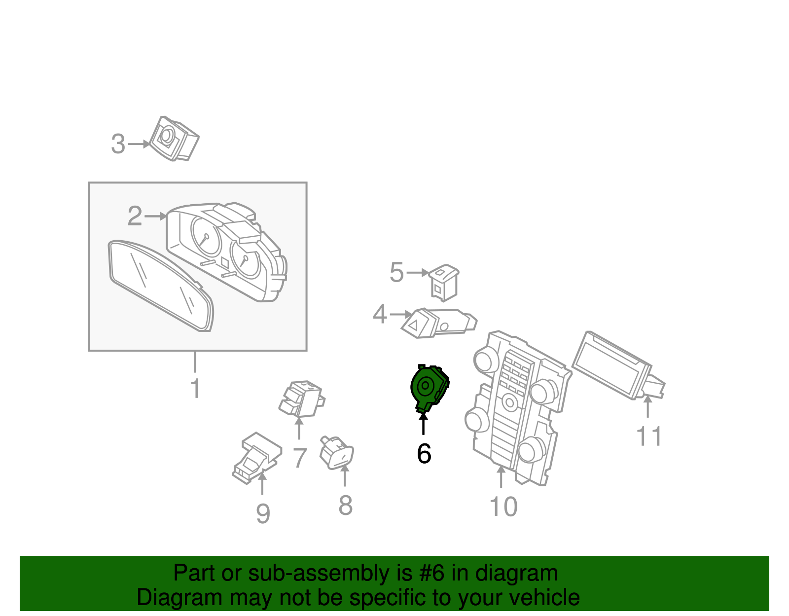 30659838 - Ignition Switch - 2004-2013 Volvo | Volvo OEM Parts Direct