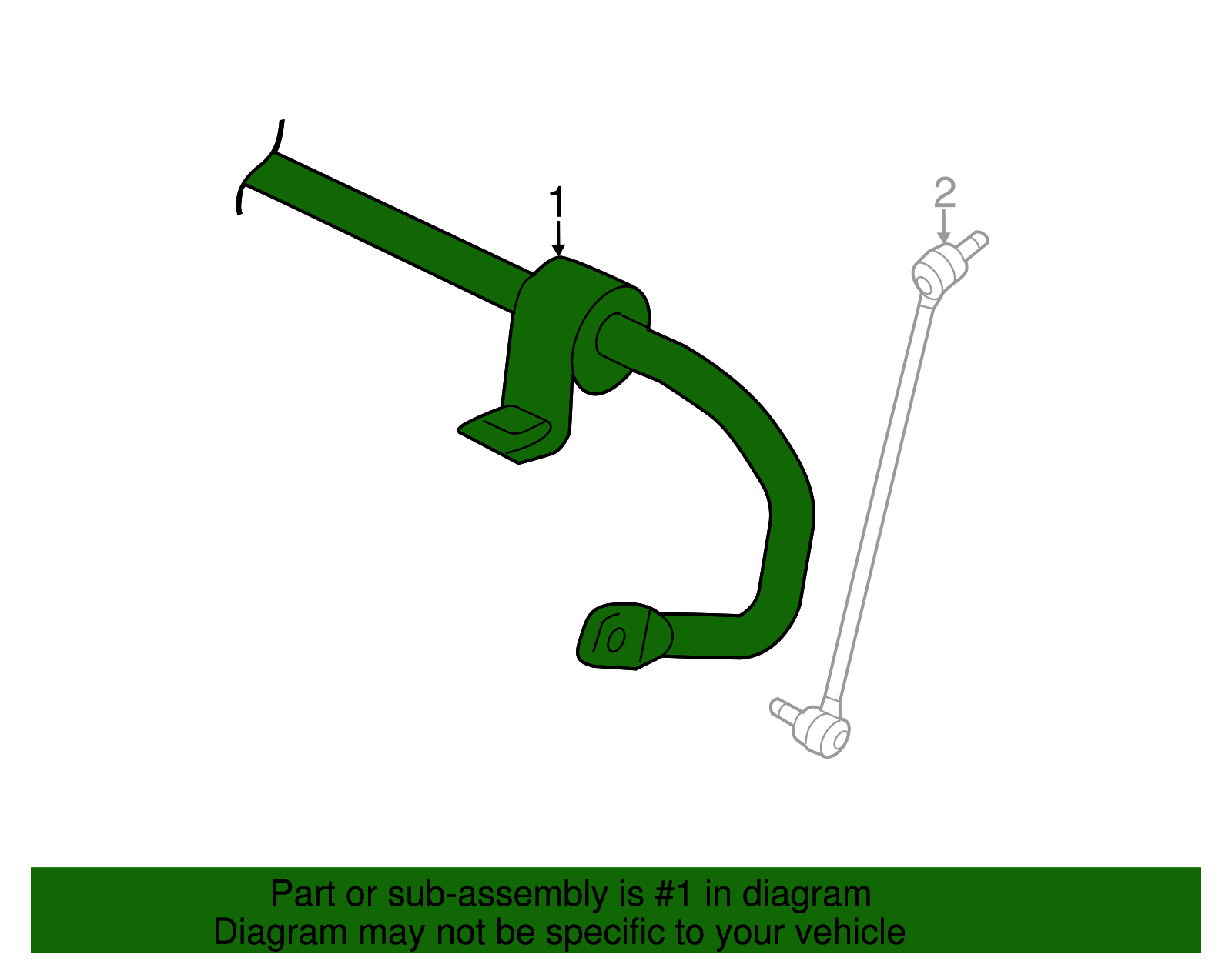 2005-2010 Volkswagen Jetta Stabilizer Bar 1K0-411-303-AR | VW Direct ...