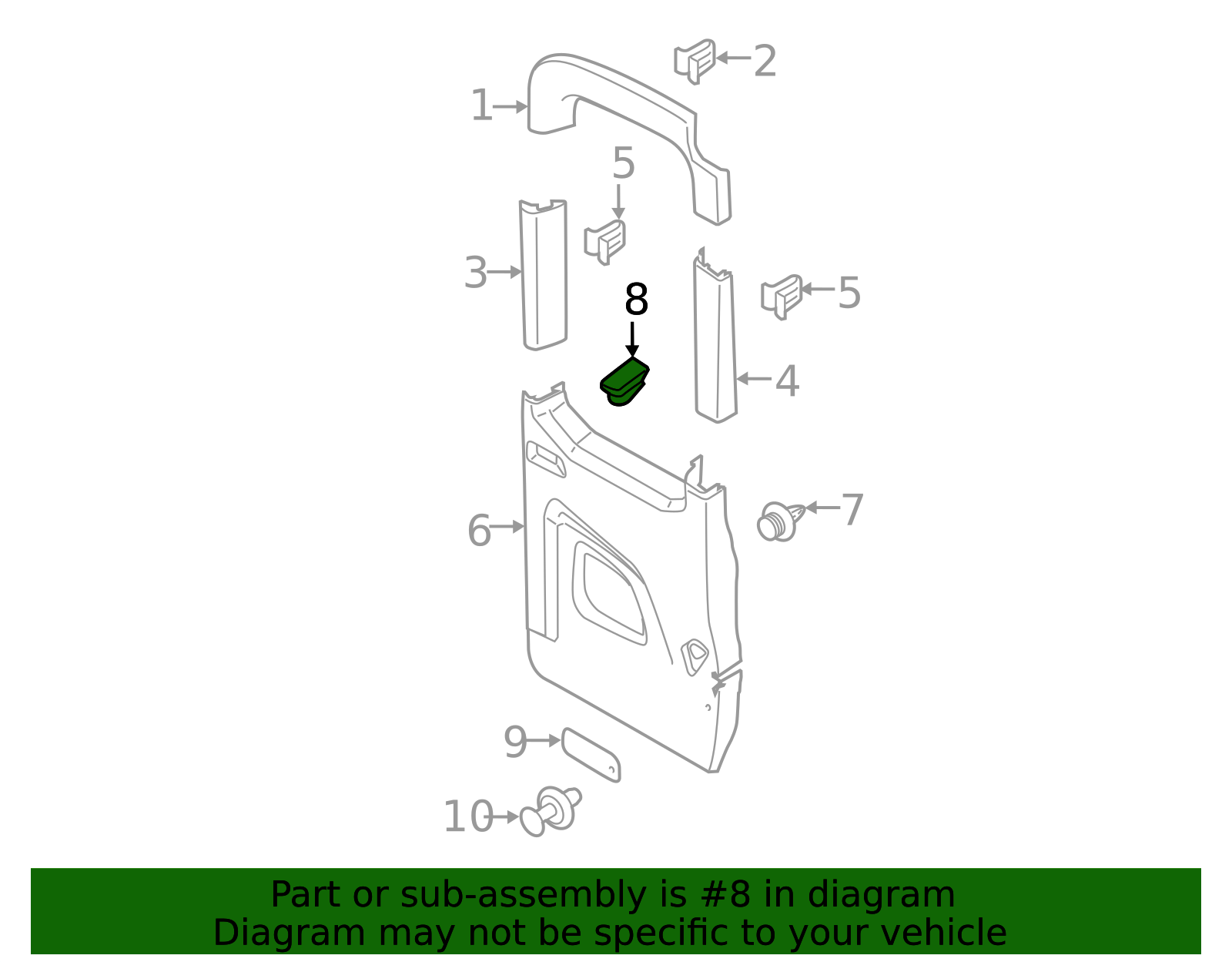 2015-2025 Ford Lower Trim Panel Grommet CK4Z-1521999-BB | QuirkParts