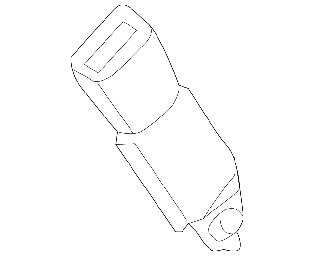 JC3Z-16611B60-AA - Center Buckle 2018-2022 Ford | Big 3 Auto Parts