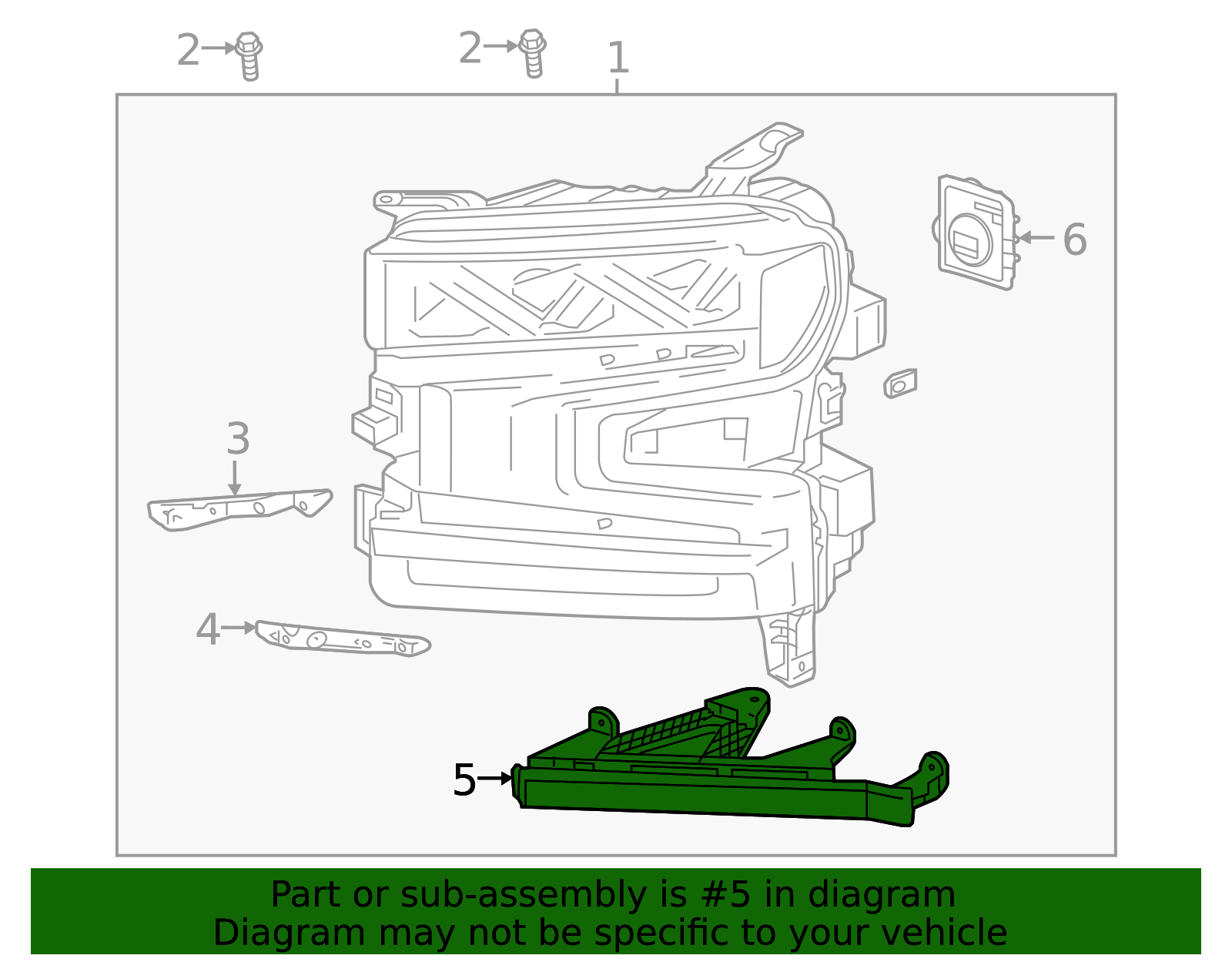 2022-2025 Chevrolet Bracket 84737956 GM | GMPartsDirect.com