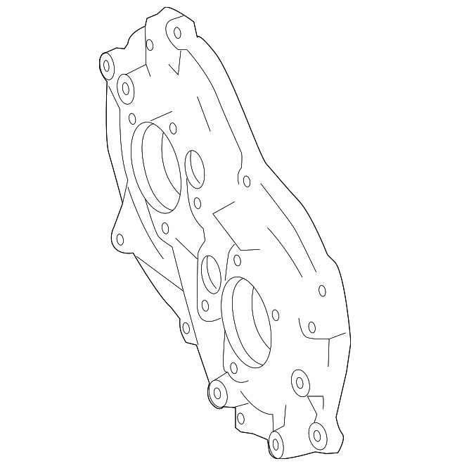 276-015-02-01 - Chain Case Cover Mercedes-Benz USA Parts