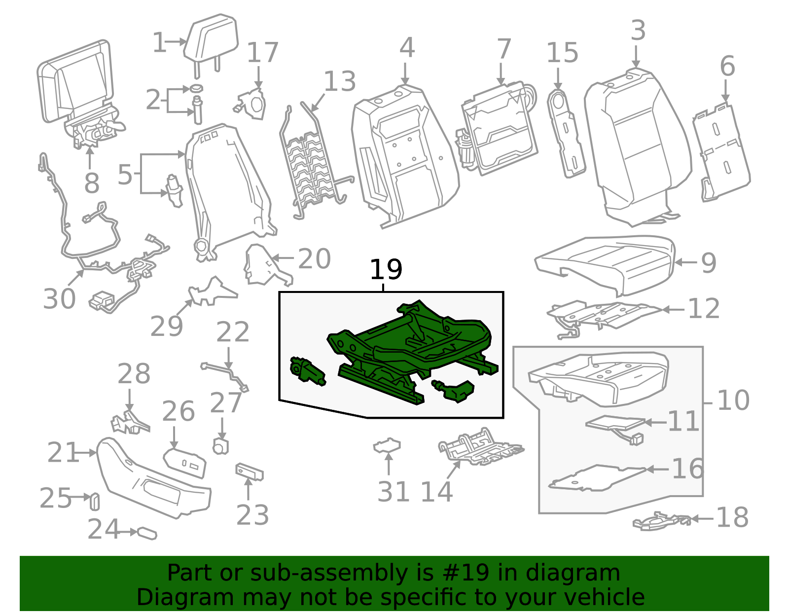 2021-2026 GM Adjuster 13554666 GM | GMPartsDirect.com