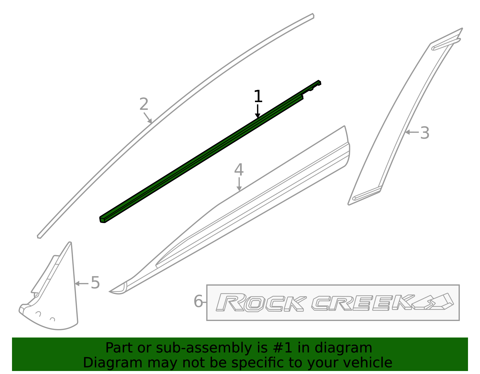 80820-6RA0A - Belt Molding Official Nissan Parts Store