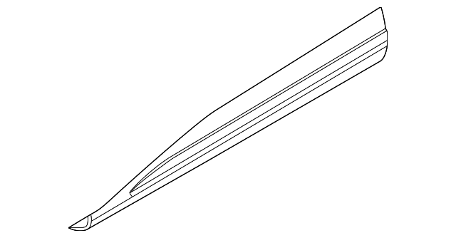 2021-2025 Nissan Rogue Body Side Molding 80870-6RR1A | OEM Parts Online