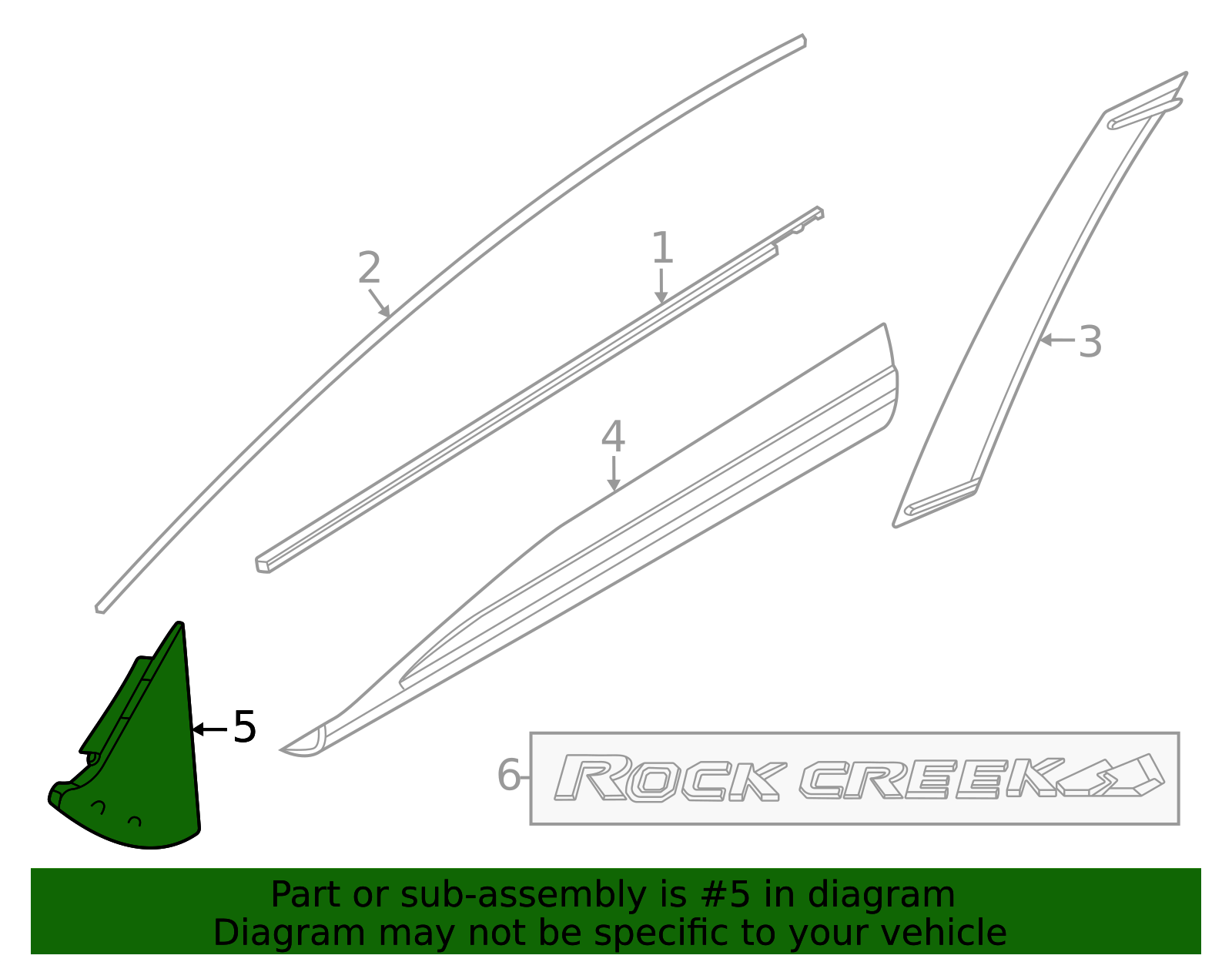 Corner Cover 80290-6RR0A | My Nissan Part