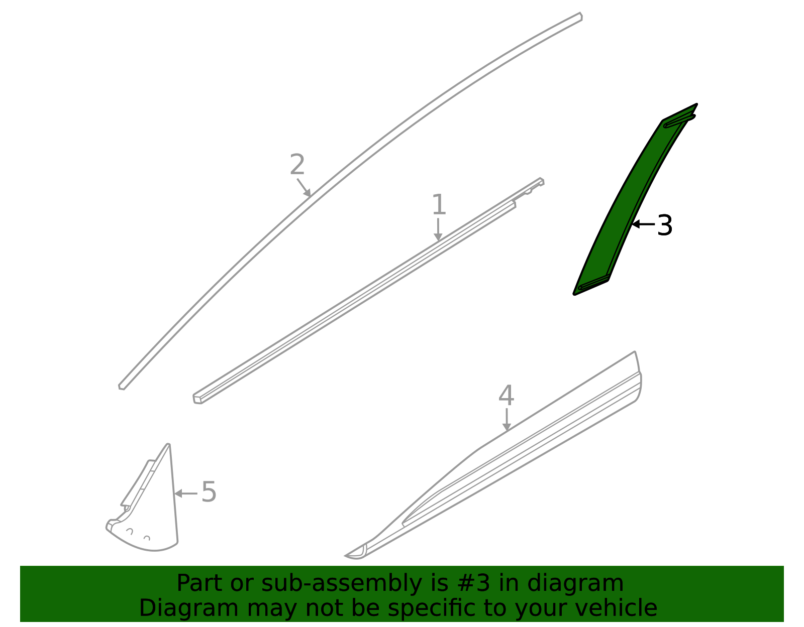 2021-2025 Nissan Rogue Applique 802D3-6RA1A | Mossy Nissan Oceanside Parts