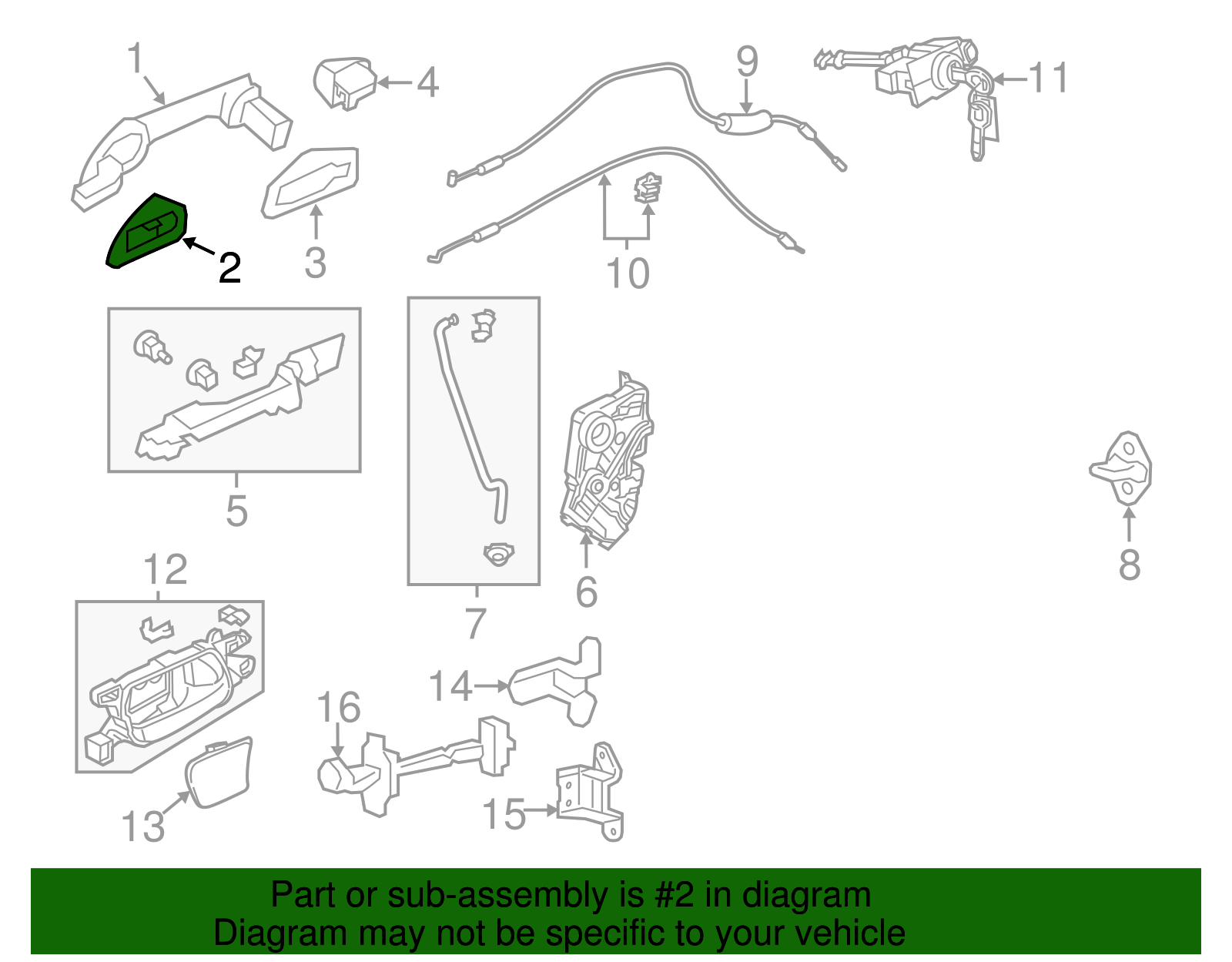 72183-T2A-A21 - 2013-2025 Honda - Seat A L Front | Honda Car Parts Direct